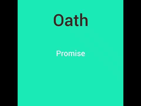 Oath meaning