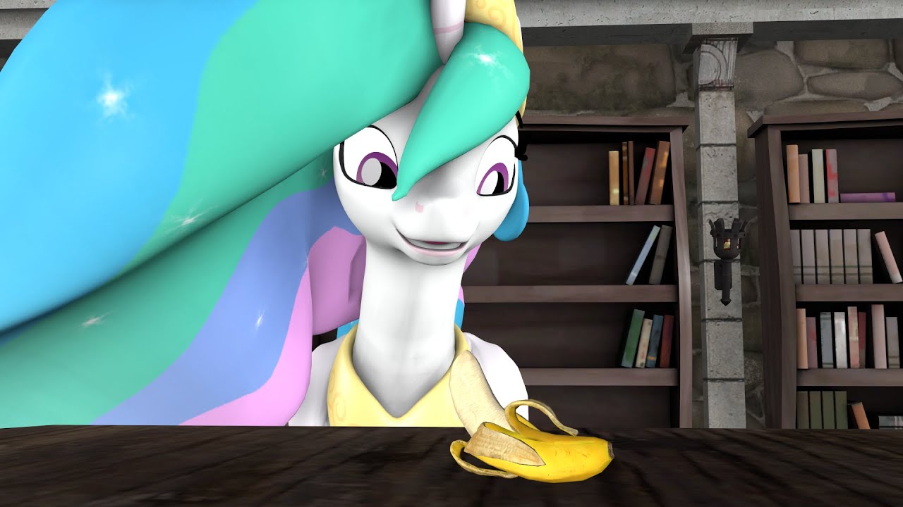 [SFM] Celestia eats banana