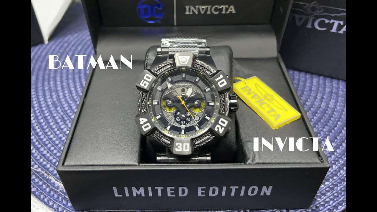 Reloj Invicta DC BATMAN 37872 Limitado!!