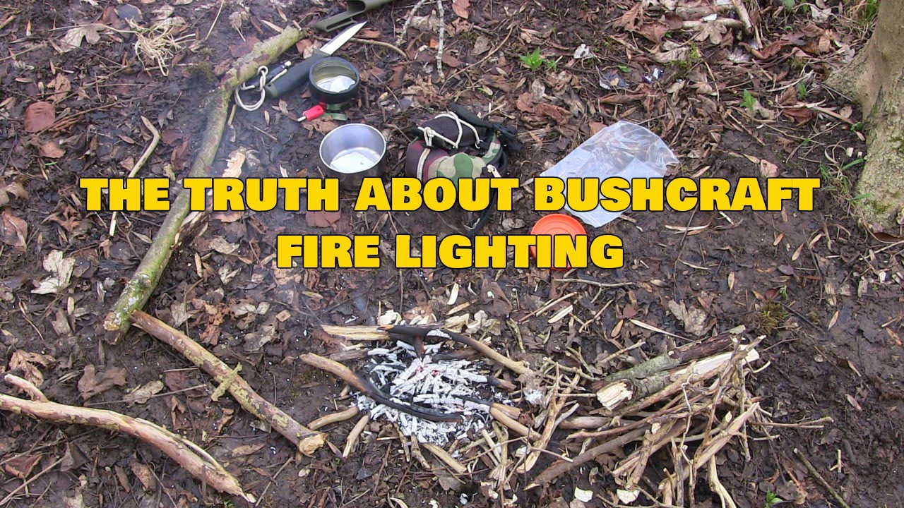 Realistic Bushcraft Fire Starting