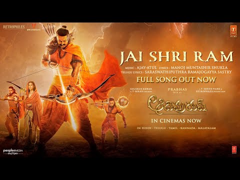 Full Video: Jai Shri Ram (Telugu) Adipurush | Prabhas | Ajay Atul, Ramajogayya | Om Raut