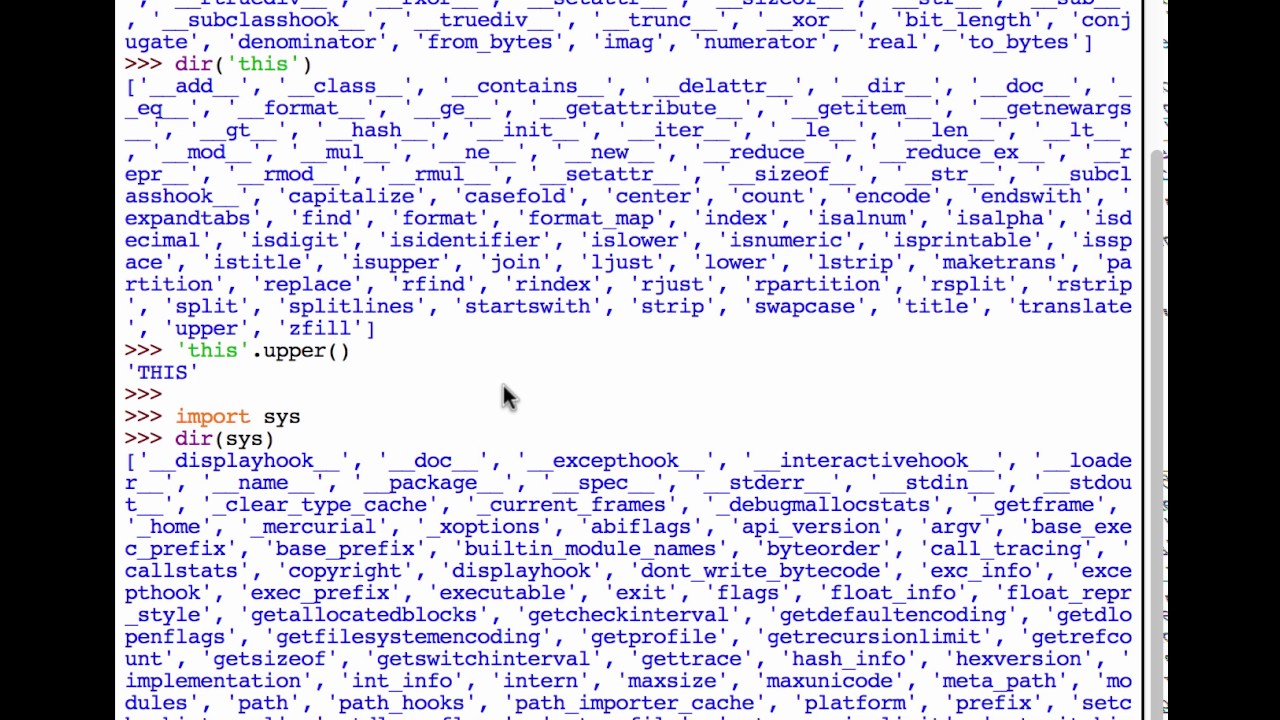 Python 101: Episode #12 - introspection