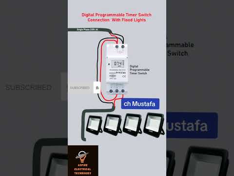 Wiring a Digital Programmable Timer Switch for Your Outdoor Flood Lights"