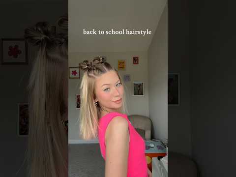 Back to School Hair πππ©· #hairtok #hairstyling #hairstyle #updo #hairtutorial #schoolhairstyles