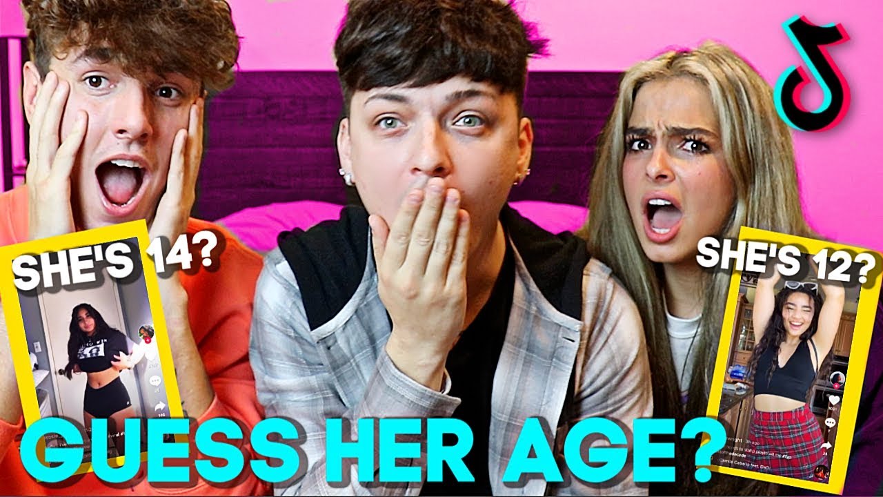 GUESS HER AGE CHALLENGE! (Tik Tok Edition) Ft. Bryce Hall & Addison Rae