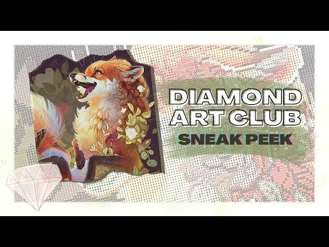 DAC Sneak Peek! "Springtime Wonder" by PuffyGator and Diamond Art Club - Unboxing