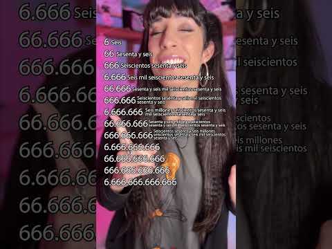 Numbers with 6 in Spanish