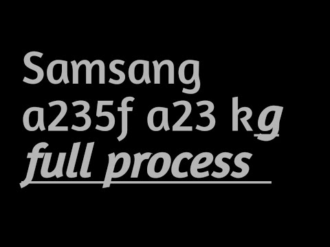 Samsung Galaxy A23 SM A235F KG Finance Parmanent Unlock With MDM Fix Tool Done