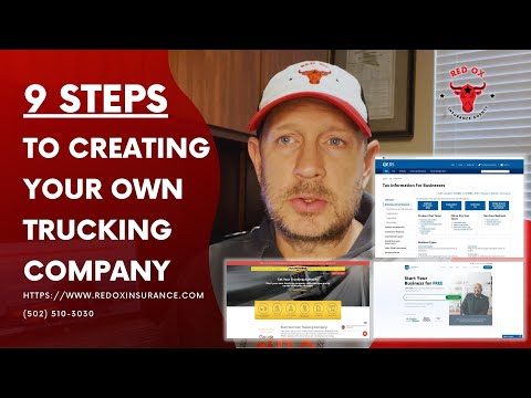 9 steps to creating your own trucking company