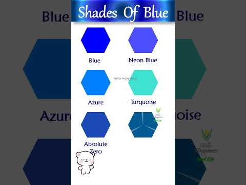 Shades of Blue color #shorts #color #shortsyoutube