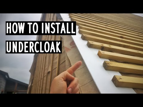 How to Install Undercloak on tiled Roof Verge ---