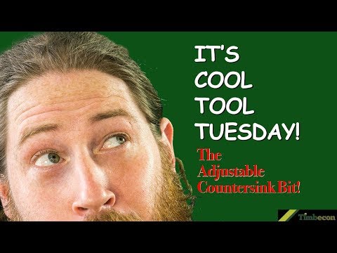 Cool Tool Tuesday - Adjustable Countersink Bit