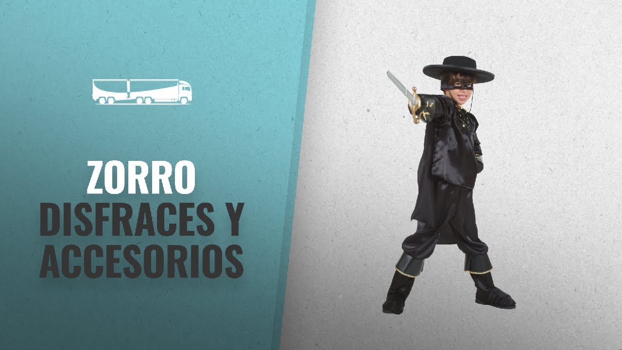 10 Mejores Disfraces Y Accesorios De Zorro : Cesar Disfraz de el Zorro con espada para niño (de