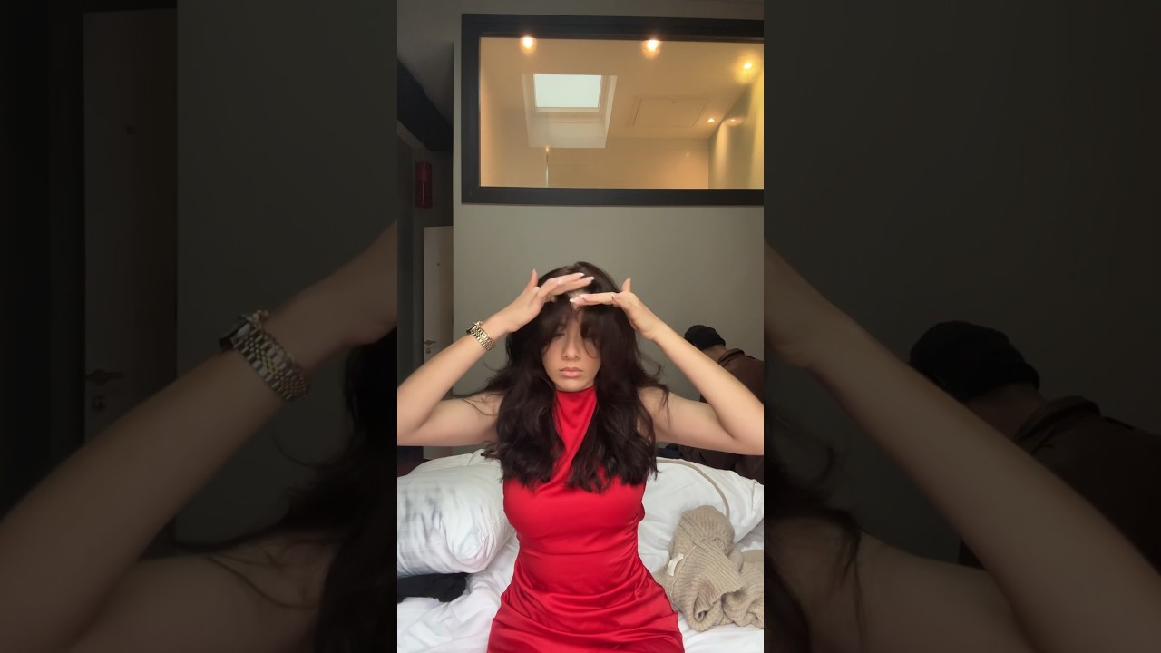 This is how curtain bangs should be styled✨ #curtainbangs #travelcreator #hairtutorial