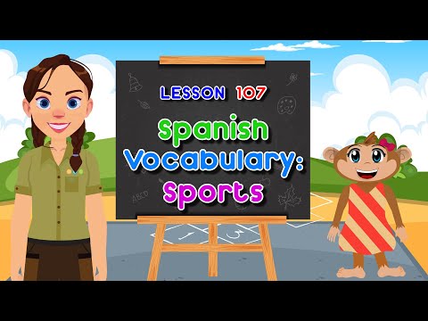 Spanish for Kids Spanish Vocabulary Sports in Spanish Safari Show Lesson 107
