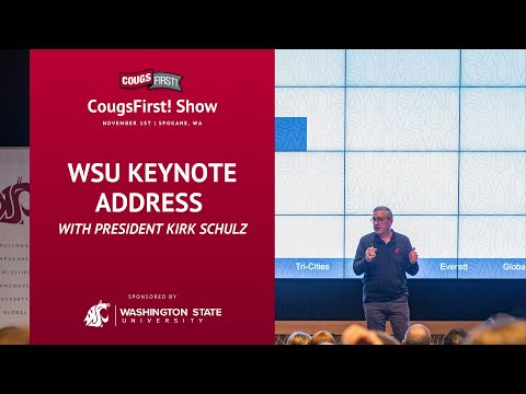 WSU Keynote with President Schulz at the CougsFirst! Spokane Show