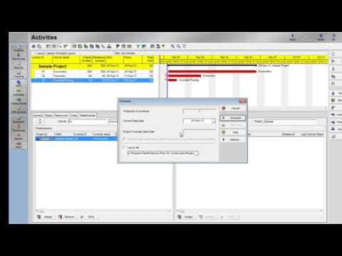 Adding Activity Relationships Successors and Predecessors in Primavera P6 .mp4