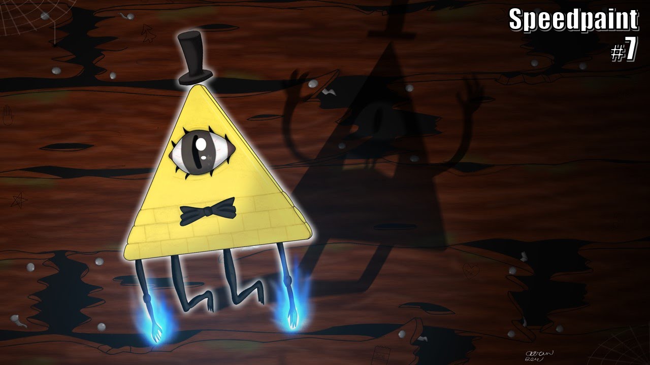 BILL CIPHER (Gravity Falls fan art) | Speedpaint # 7