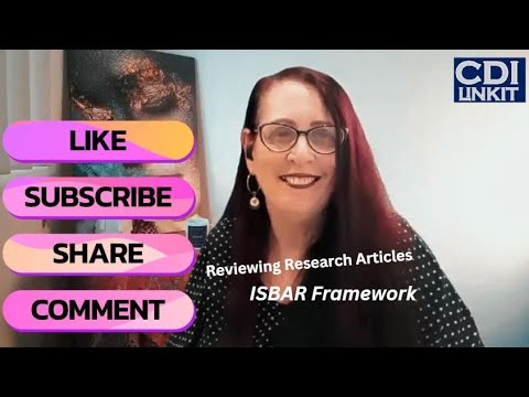How to use the ISBAR Communication Tool for Reviewing Research Articles ...