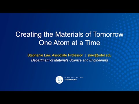 Creating the Materials of Tomorrow, One Atom at a Time