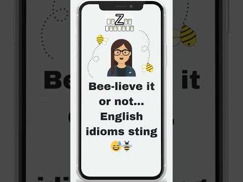 Buzzing English Idioms 🐝 | Learn with Zorzzle #wordgame #idioms #esl #englishgames