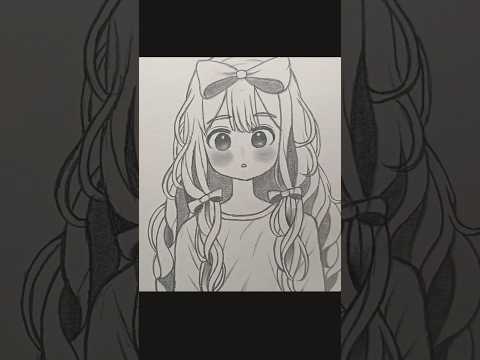 easy anime drawing | anime sketch #shorts#shortvideo#drawing #easydrawing#animeart