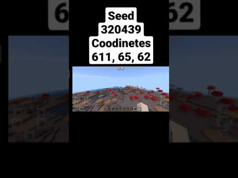 red mushroom biome in minecraft