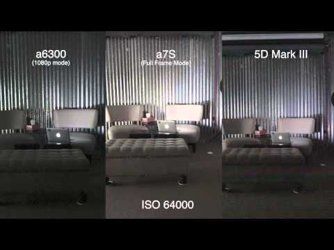 Sony A6300 Low Light Test and Comparison with A7s and Canon 5D Mark iii