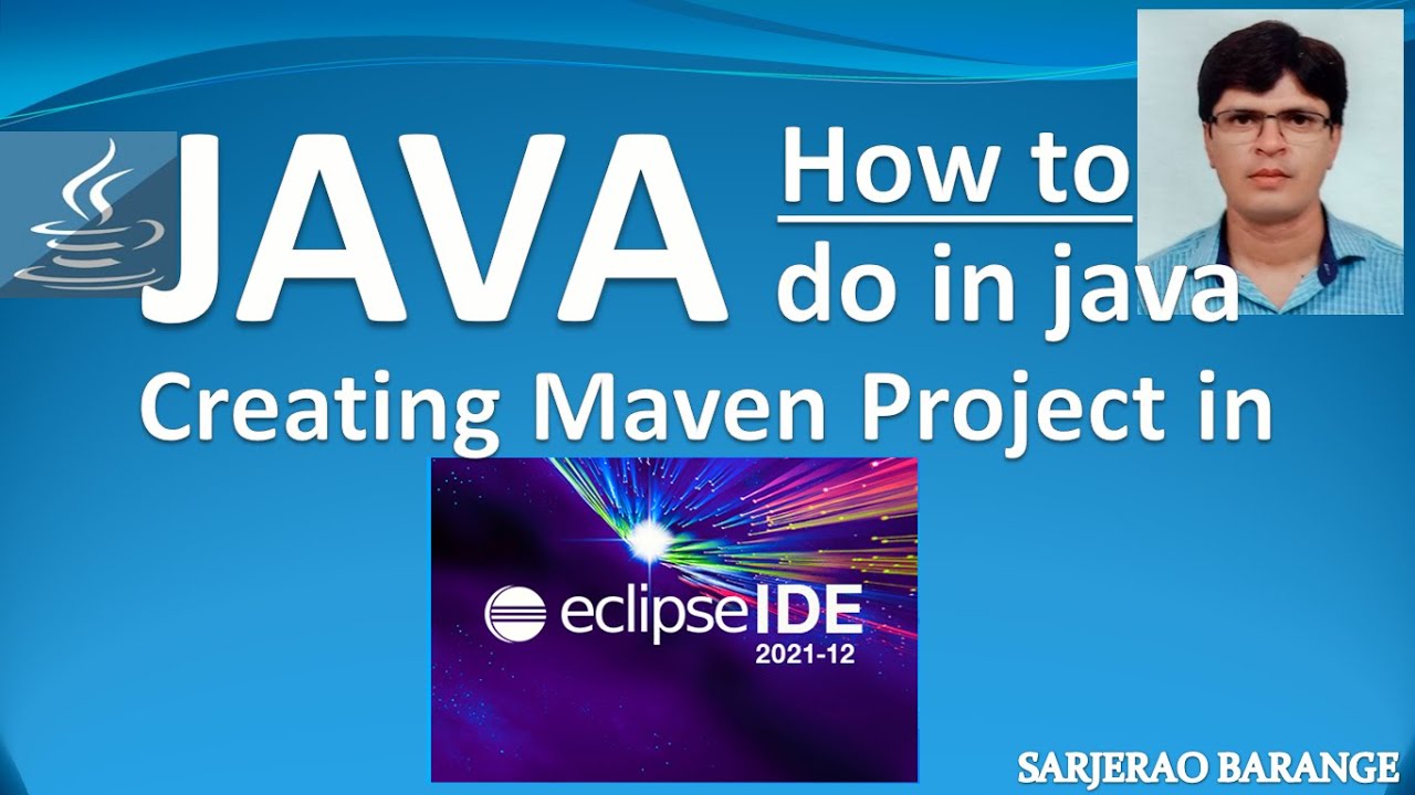 Creating maven project in eclipse ide and specifying maven dependency in POM.xml file.