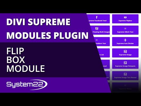 Divi Supreme Modules Flipbox Module π