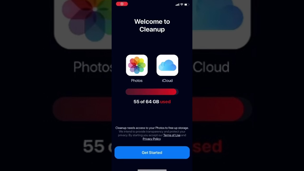 Cleanup Codeway First Screen in the User Flow