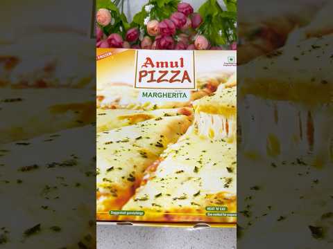 Tried Amul Frozen Margherita Pizza- Worth it or not👎 #shorts #short #amulpizza #review