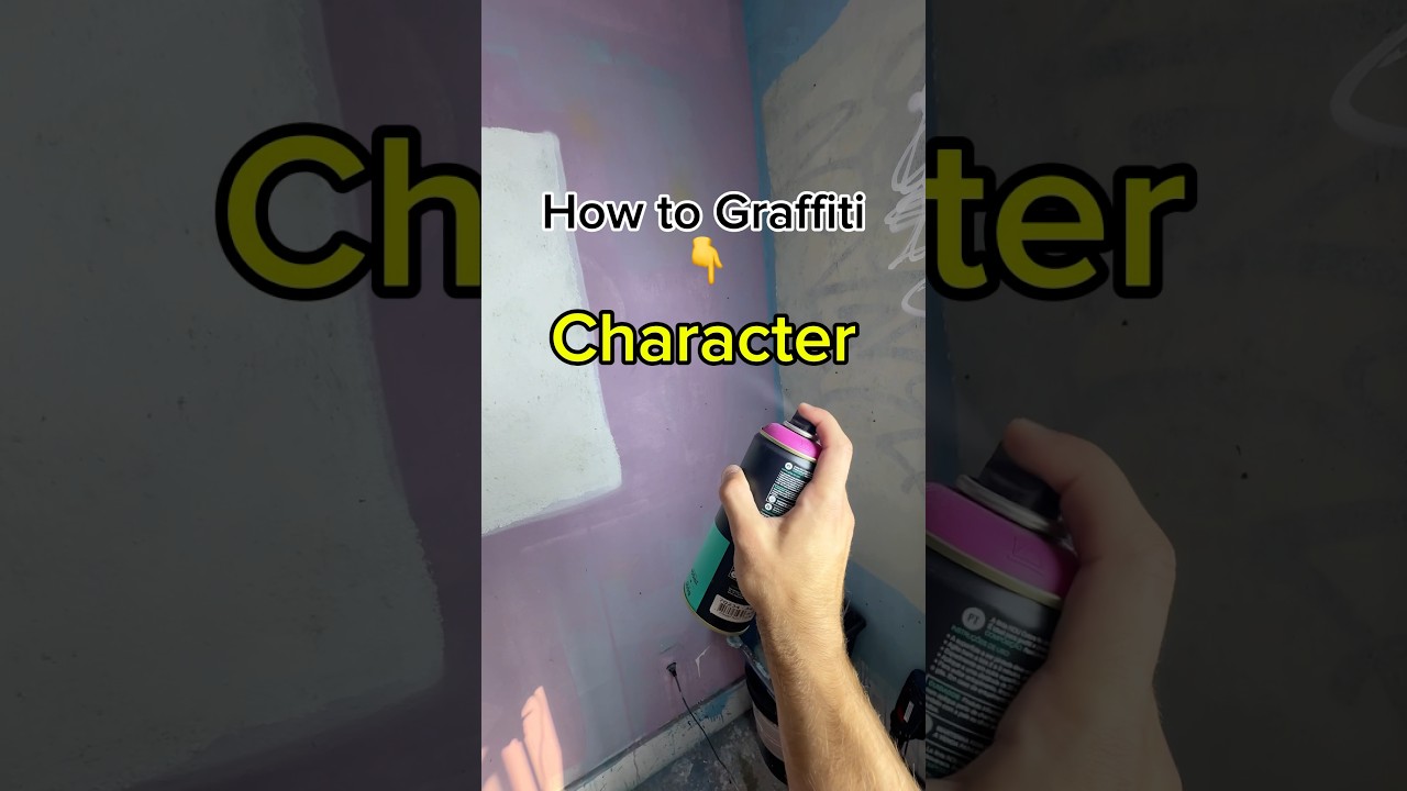 How to easy Graffiti Character 👈 #graffitihowto