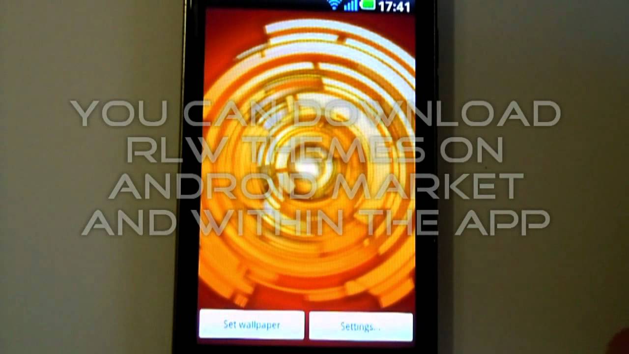 RLW Live Wallpaper for Android