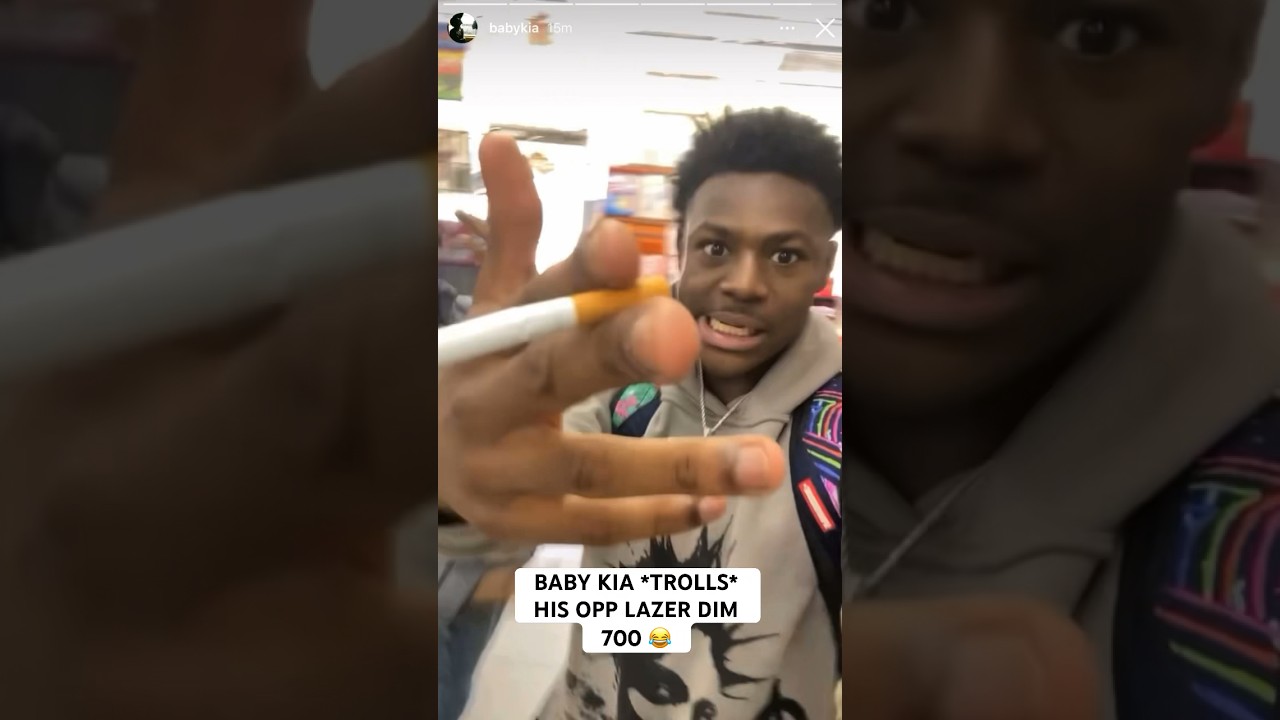 Baby Kia *TROLLS* his OPP Lazer Dim #babykia #lazerdim #lazerdim700 #underground #undergroundrap