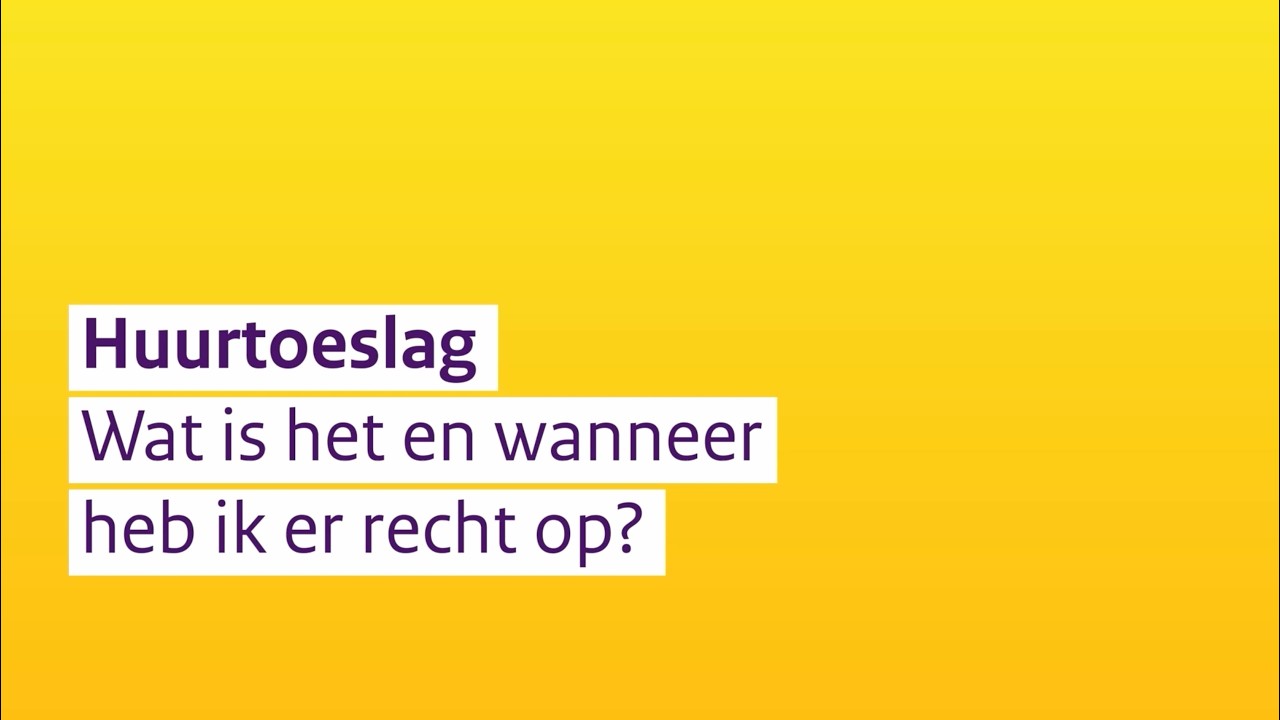 Laat geen geld liggen: controleer je recht op huurtoeslag – Financieel ...