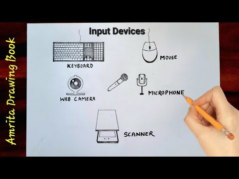 Input devices of computer drawing | How to Draw Input devices easily | Input devices drawing Easy