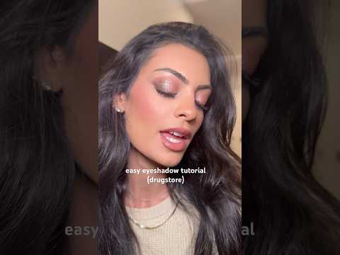 EASIEST drugstore eyeshadow tutorial!