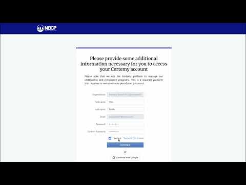 Registering Your Certemy Account