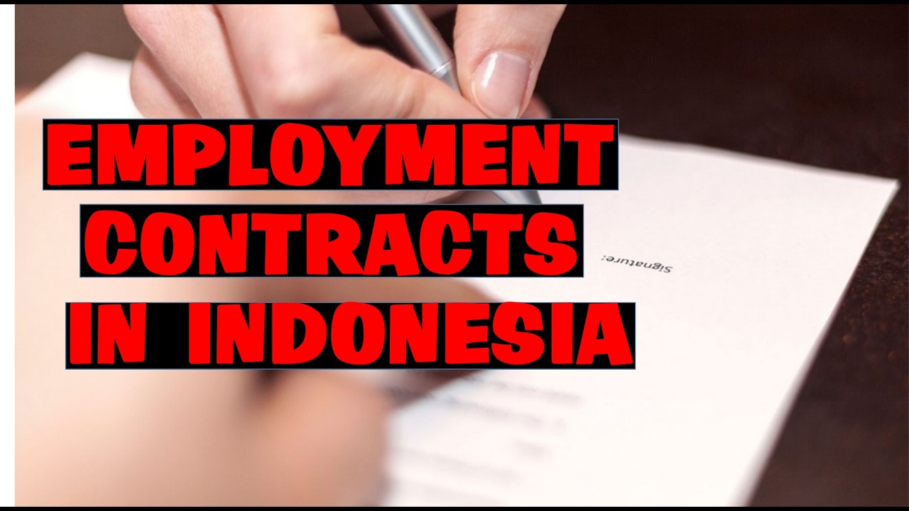 0821-1234-1235 EMPLOYMENT CONTRACTS IN INDONESIA