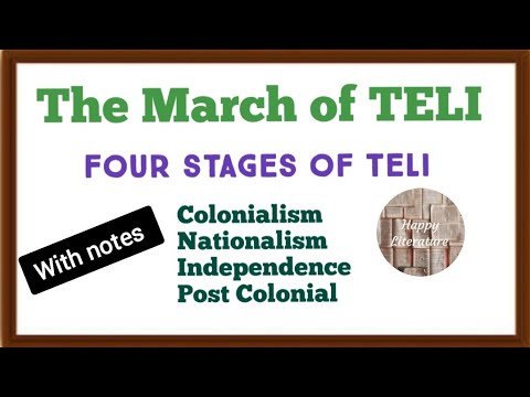 The March of TELI, four stages of TELI ( English Studies in India)