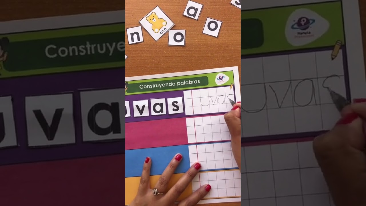 Trabajemos lectoescritura con este recurso para preescolar 💜💜 www.planetapreescolar.com 💜💜