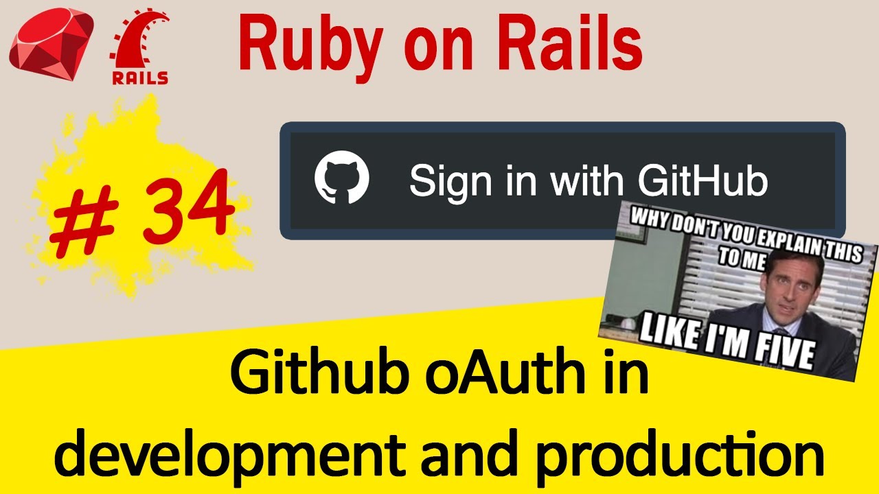 Ruby on Rails #34 Github oAuth in Development and Production