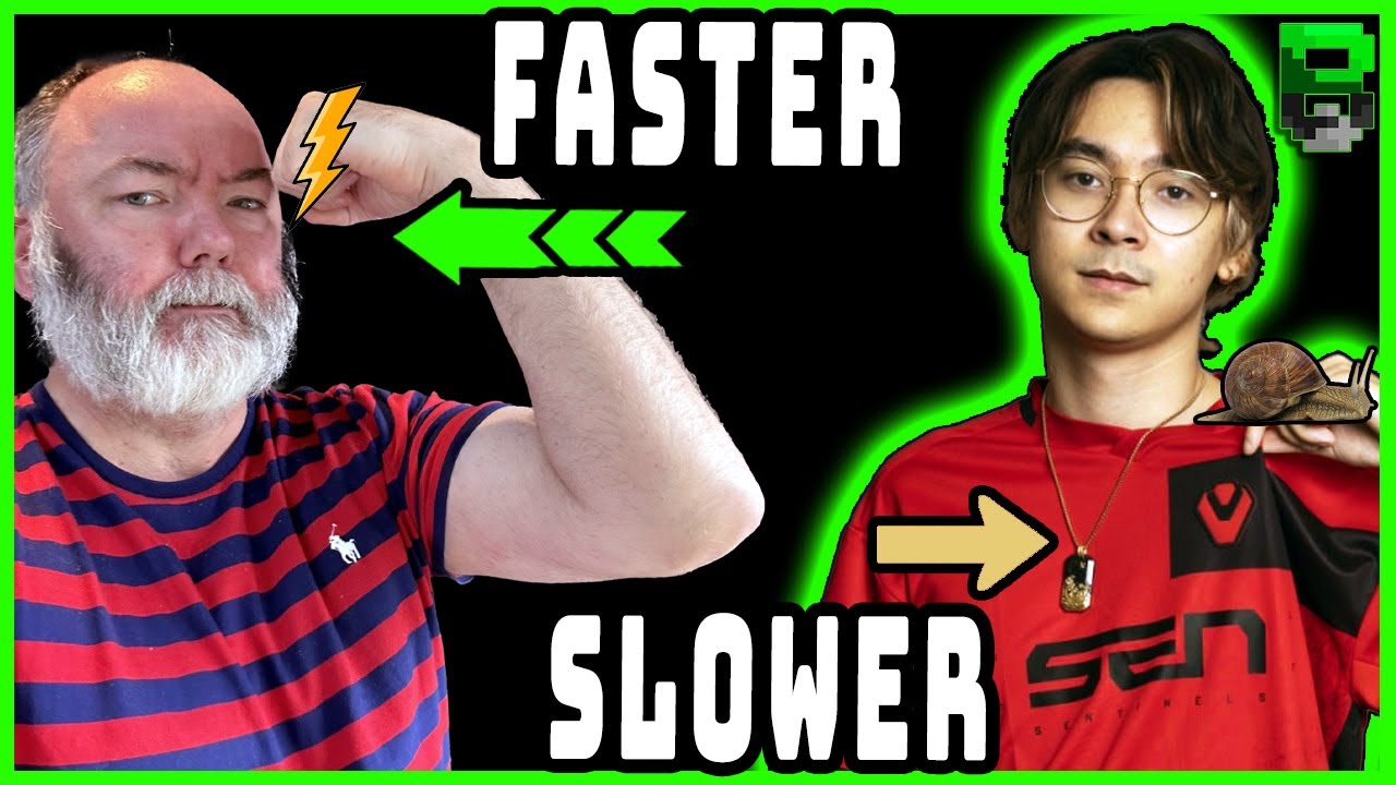 TenZ Reaction Time vs Mine at 45! Faster Reflexes in Human Benchmark?