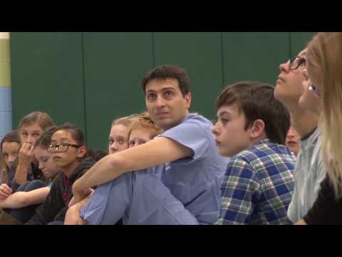 UK patient, cardiologist educate young students on heart health and CPR