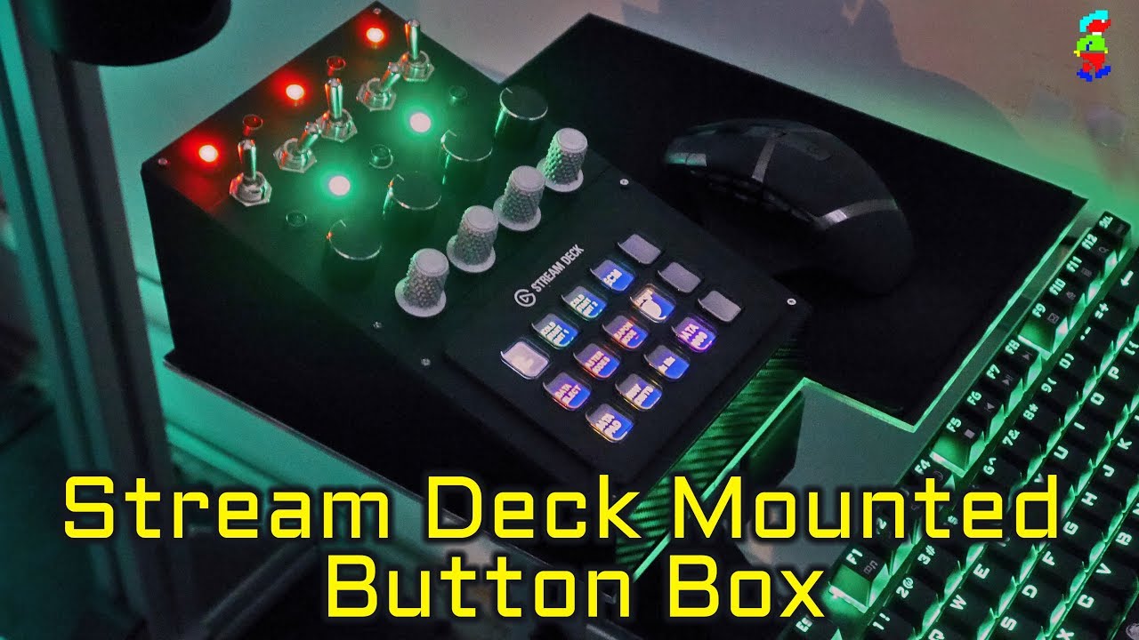 DIY Stream Deck Mounted Button Box