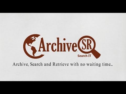 Archive search and retrieve- ArchiveSR