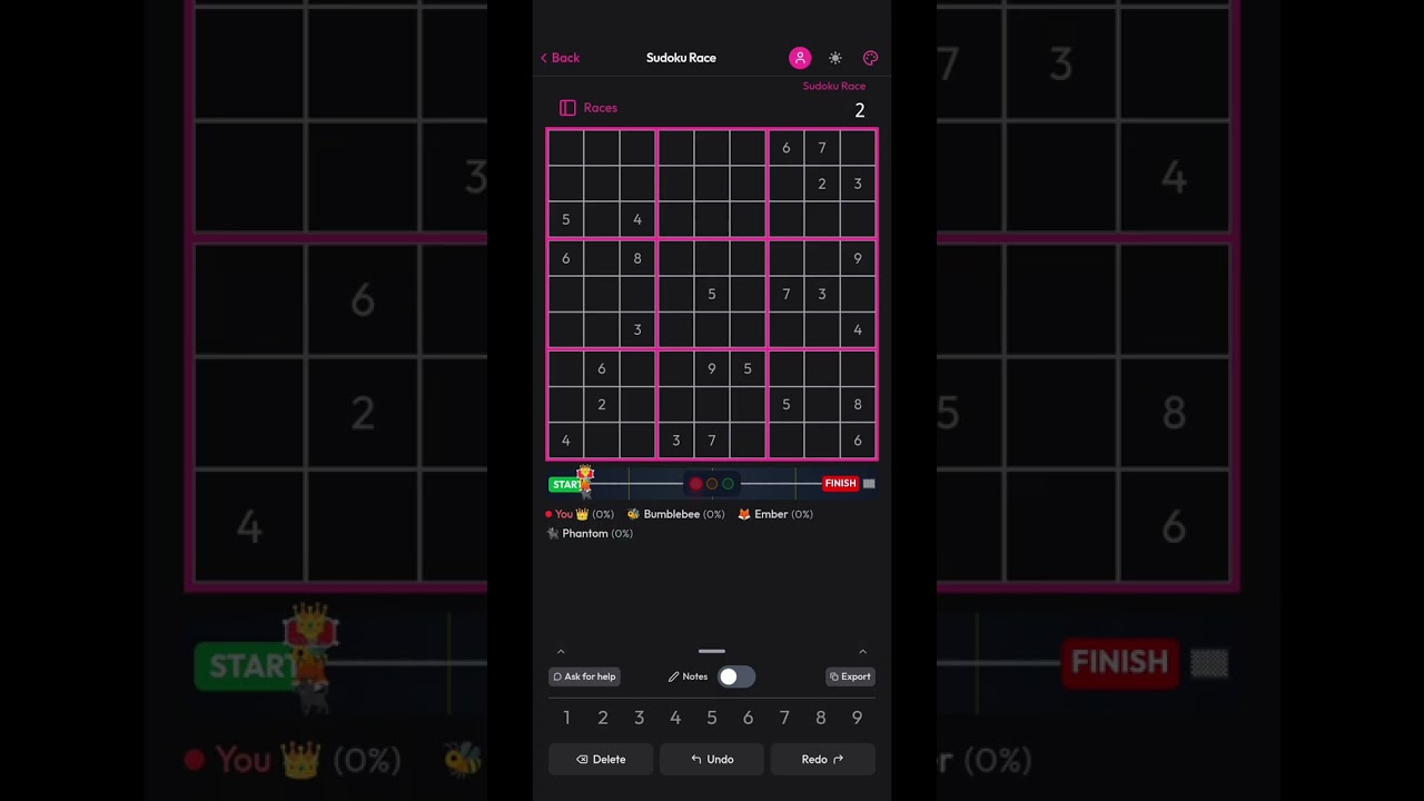 Sudoku Race: Puzzles & Friends