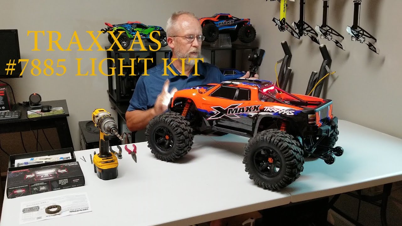 TRAXXAS 8S XMAXX #7885 LIGHT KIT INSTALL