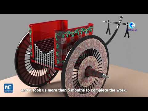 GLOBALink | Replicas of ancient Chinese carriages on display